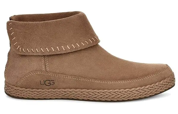 UGG Kavar Varney Fleece Lined Boots - Dark Brown