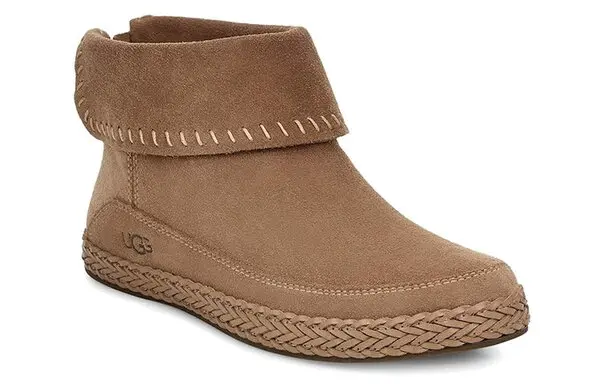 UGG Kavar Varney Fleece Lined Boots - Dark Brown