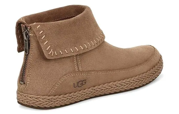 UGG Kavar Varney Fleece Lined Boots - Dark Brown