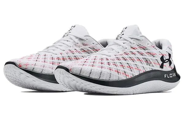 Under Armour Flow Velociti Wind Athletic Sneakers - White/black/red