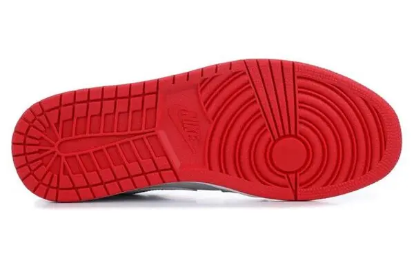 JORDAN 1 Retro Low 'hare' Sneakers - Grey Mist/university Red/light Poison