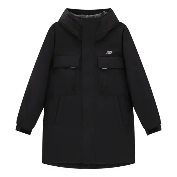 NEW BALANCE Warm Down Cargo Jacket Asia Sizing - Black
