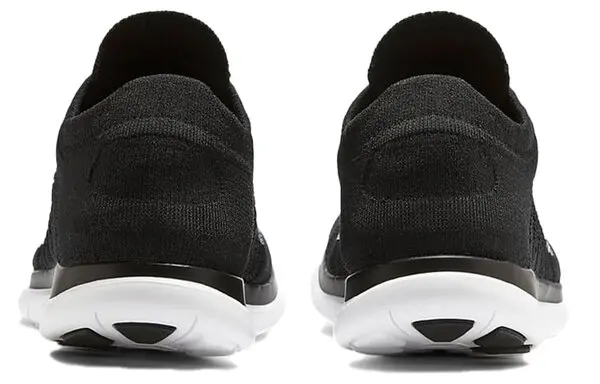 Nike Free 4.0 Flyknit Athletic Sneakers - Black/white-dark Grey