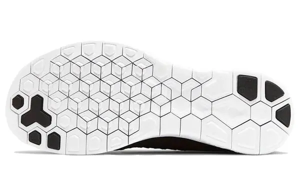 Nike Free 4.0 Flyknit Athletic Sneakers - Black/white-dark Grey