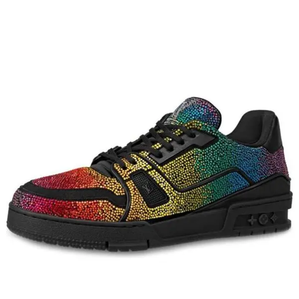 LOUIS VUITTON Trainer Sneakers Glitter Rainbow - Black/multi-color