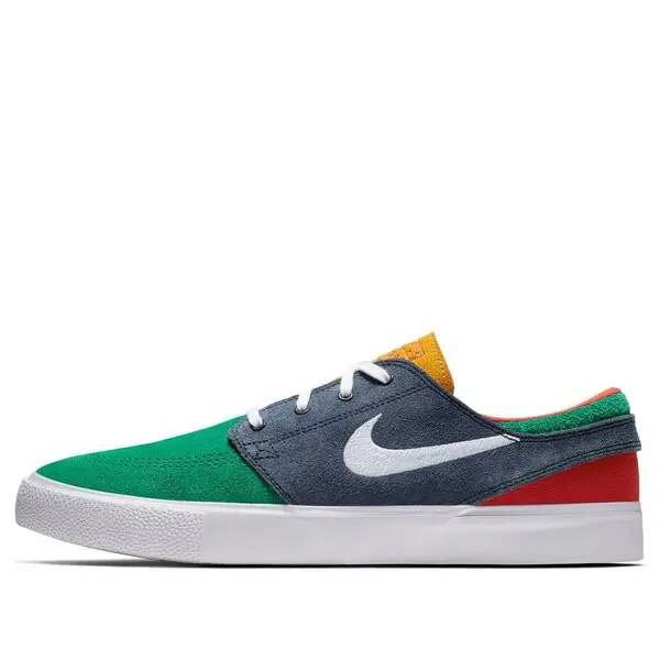 Nike Zoom Janoski Sb 'green Obsidian - Red/green/blue