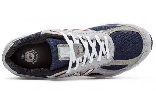 NEW BALANCE 990v4 "grey Navy" Sneakers - Grey/blue