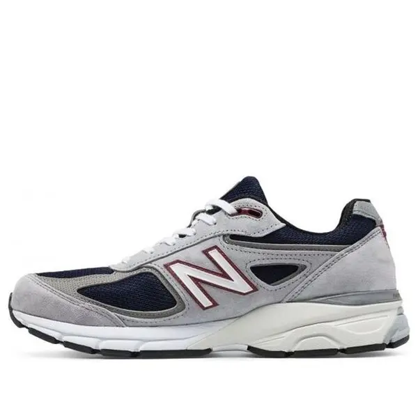 NEW BALANCE 990v4 "grey Navy" Sneakers - Grey/blue