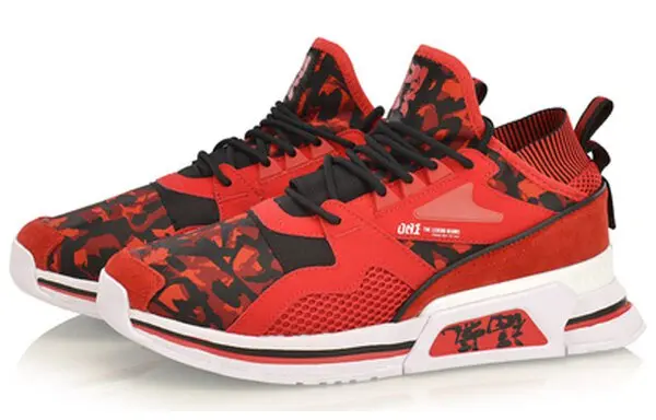 LI-NING 001 T1000 No Boundry Mid Athletic Sneakers