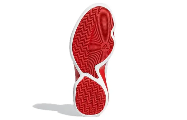 Adidas D Rose 10 High Top Sneakers - White/red