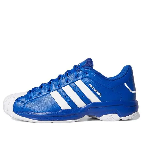 Adidas Pro Model 2g Low Top Sneakers - Blue/white
