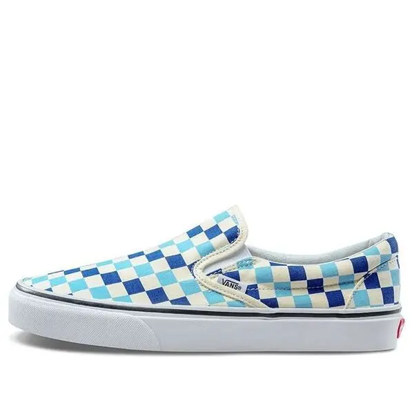 VANS Slip-on Checkerboard Sneakers - Blue