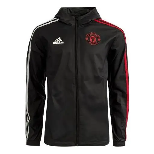 Adidas Manchester United Track Jacket - Black