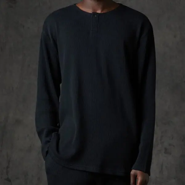 Fear Of God Fw20 Thermal Long Sleeve Logo Tee
