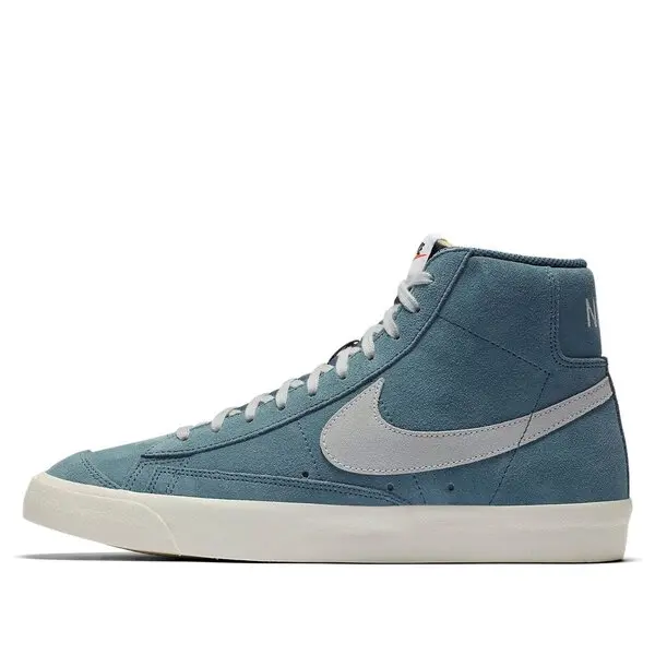 Nike Blazer Mid 77 Suede High Top Sneakers - Grey/blue