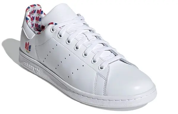 Adidas Originals Stan Smith Sneakers With Multi-logo Detail