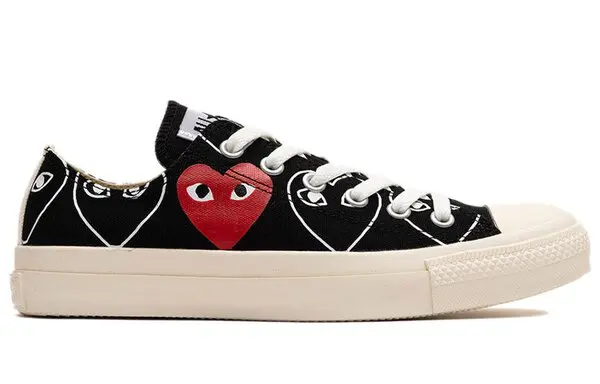 CONVERSE Comme Des Garçons X Chuck Taylor All Star Multi-heart Sneakers