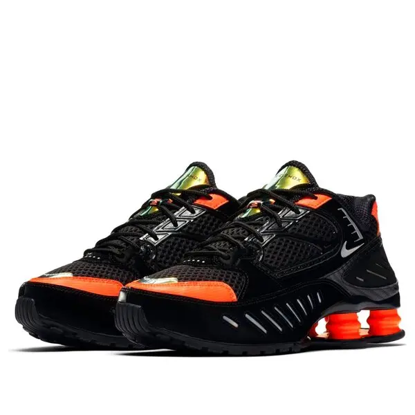 Nike Shox Enigma Sp Athletic Sneakers - Black/orange