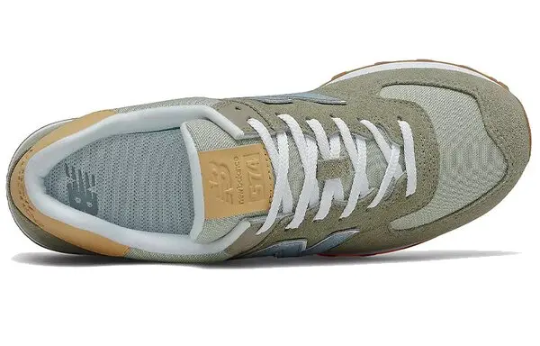 NEW BALANCE 574 Retro Low Top Sneakers - Grey/green
