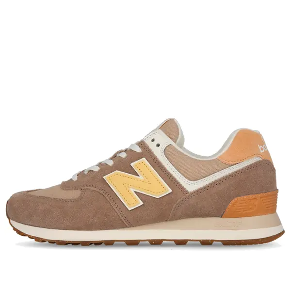 NEW BALANCE 574 "light Soft Yellow" Sneakers - Brown