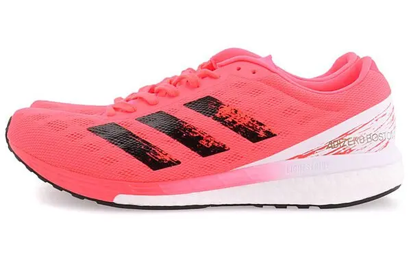 Adidas Adizero Boston 9 Athletic Sneakers - Pink/blue