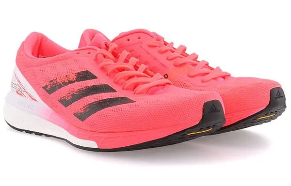 Adidas Adizero Boston 9 Athletic Sneakers - Pink/blue