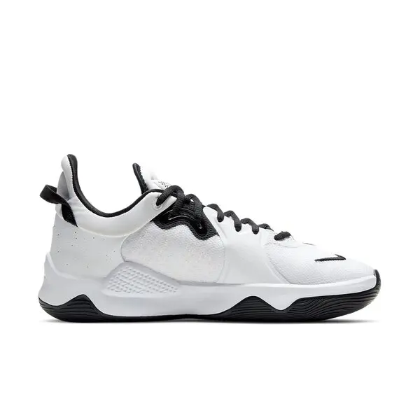 Nike Pg 5 "white Black" Athletic Sneakers - White/black