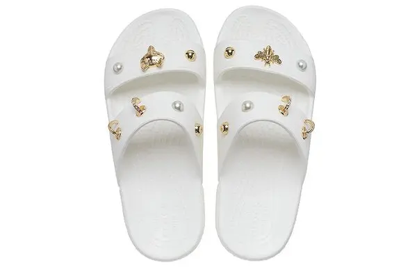 CROCS Embellished Slide Sandals