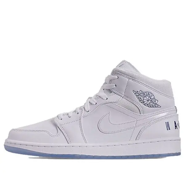 JORDAN 1 Retro Mid Concord - White