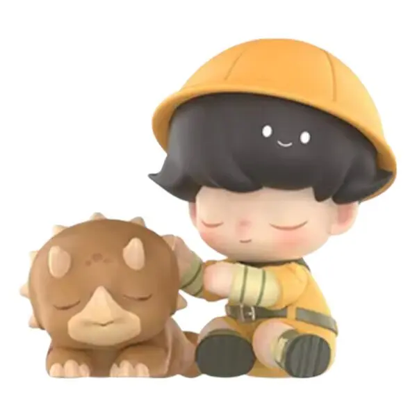 POP MART Dimoo Jurassic World "hug A Dinosaur" Figure - Multi-color