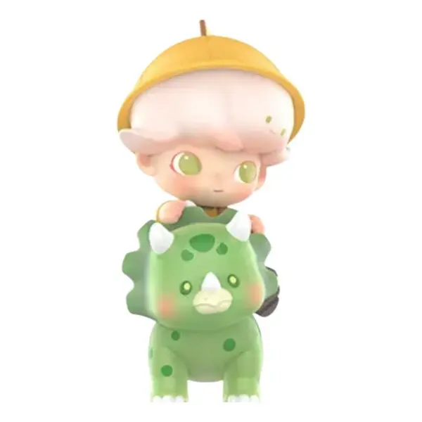 POP MART Dimoo Jurassic World "baby Dinosaur Knight" Figure - Multi-color