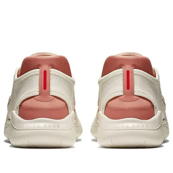 Nike Free Rn 2018 Running Shoes - Cream/pink