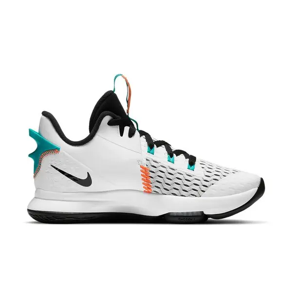 Nike Lebron Witness 5 Athletic Sneakers - White/green