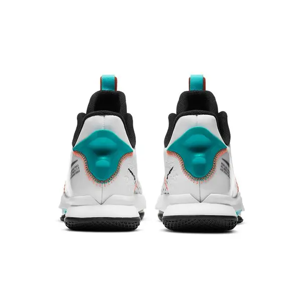 Nike Lebron Witness 5 Athletic Sneakers - White/green