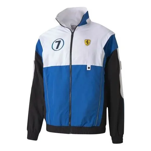 PUMA Scuderia Ferrari Track Jacket - Bluewhiteblack