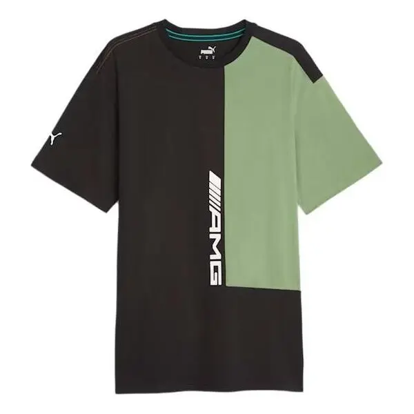 PUMA Mercedes-amg Statement Tee 'black Green - Black/green