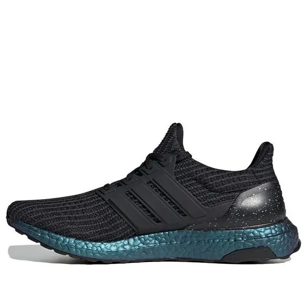 Adidas Ultraboost "black Green Zest" Sneakers - Black/blue