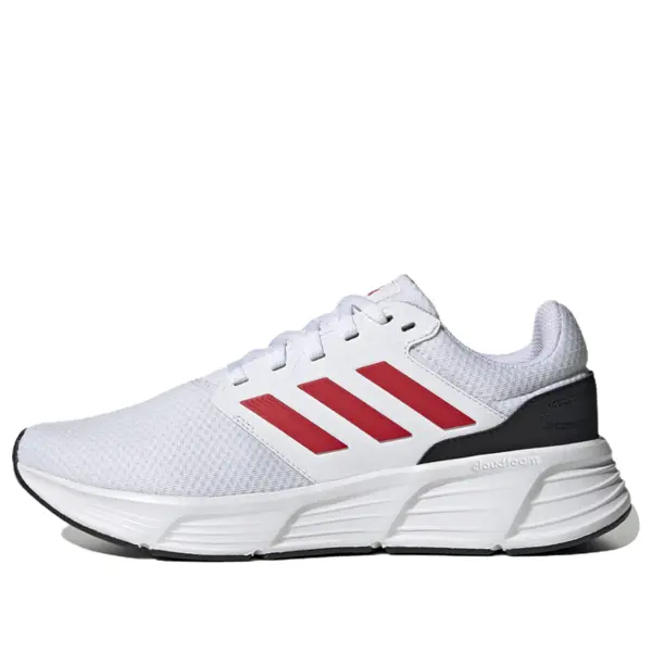 Adidas Galaxy 6 Athletic Sneakers - White/red