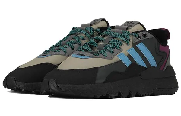 Adidas Originals Nite Jogger Sneakers - Black/gray/blue