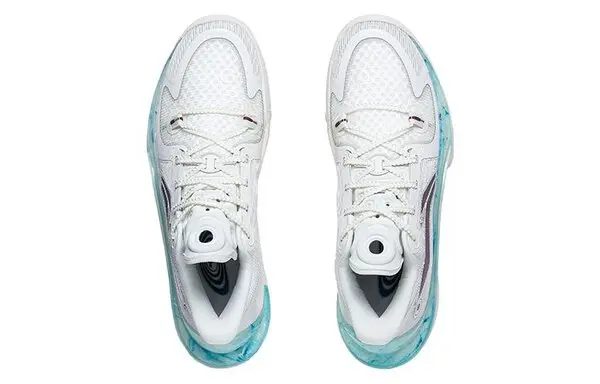 LI-NING Sonic "cloud White Blue" Sneakers - Cloud White/light Blue
