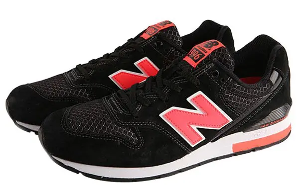 NEW BALANCE 996 Series Sneakers - Black/orange
