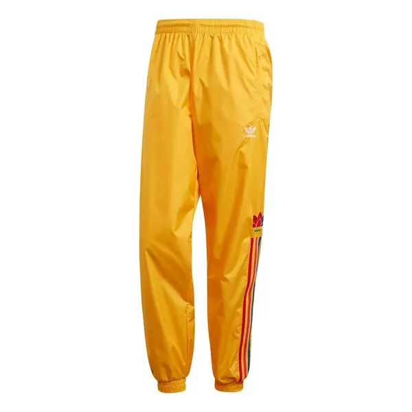 Adidas Originals 3d Tf Turf 3 Step Tp Casual Bundle Feet Sports Pants - Yellow