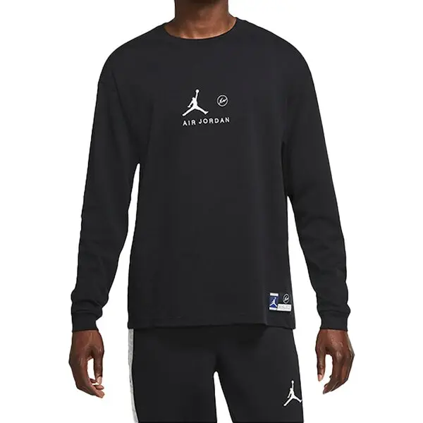 JORDAN X Fragment Long-sleeve T-shirt /reflective Silver - Black