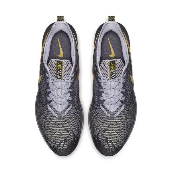 Nike Max Sequent 4 Athletic Sneakers - Grey/yellow