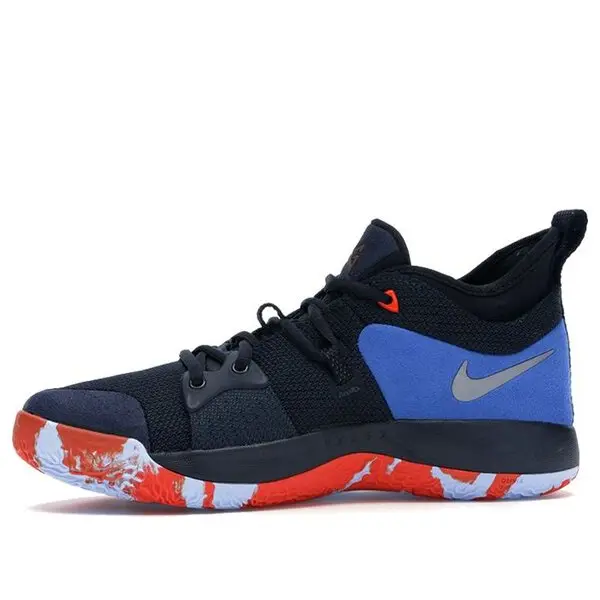 Nike Pg 2 'home' Basketball Sneakers - Blue/black