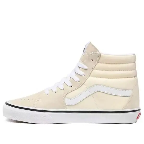 VANS Sk8-hi High Top Lace-up Sneakers - Cream