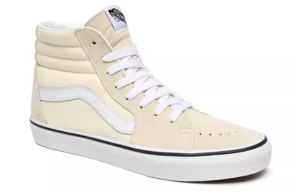 VANS Sk8-hi High Top Lace-up Sneakers - Cream
