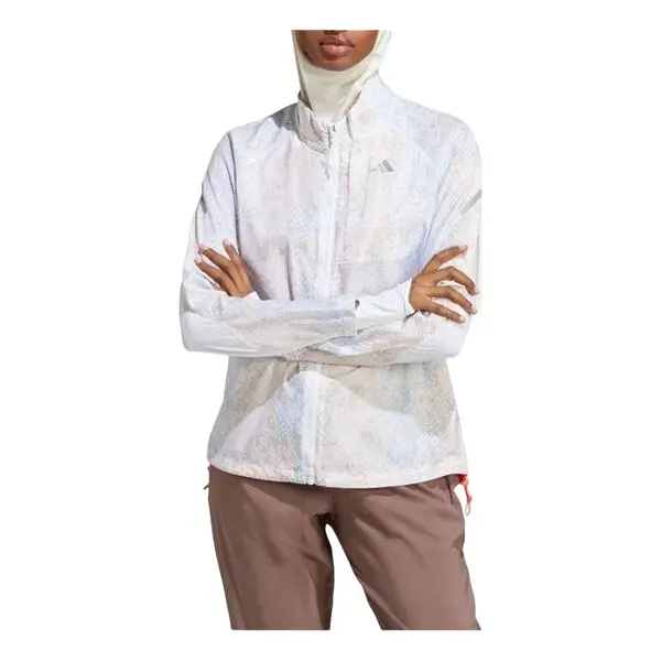 Adidas Fast Running Iteration Jacket - White