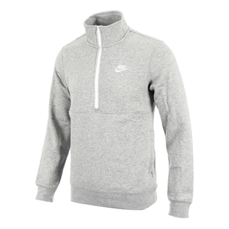 Nike Club Fleece Half Zip - Grey