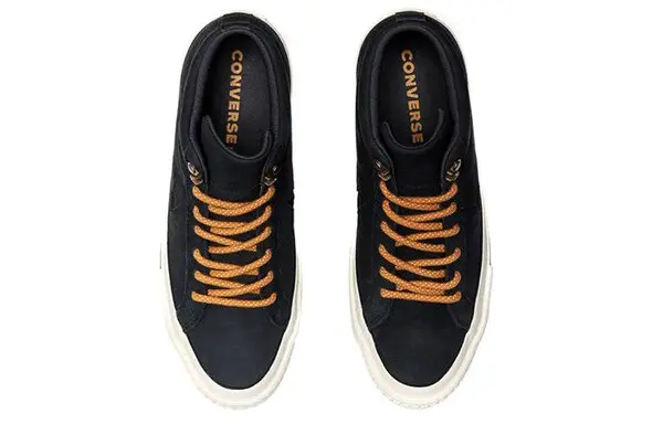 CONVERSE One Star Mid Top Sneakers - Black/yellow